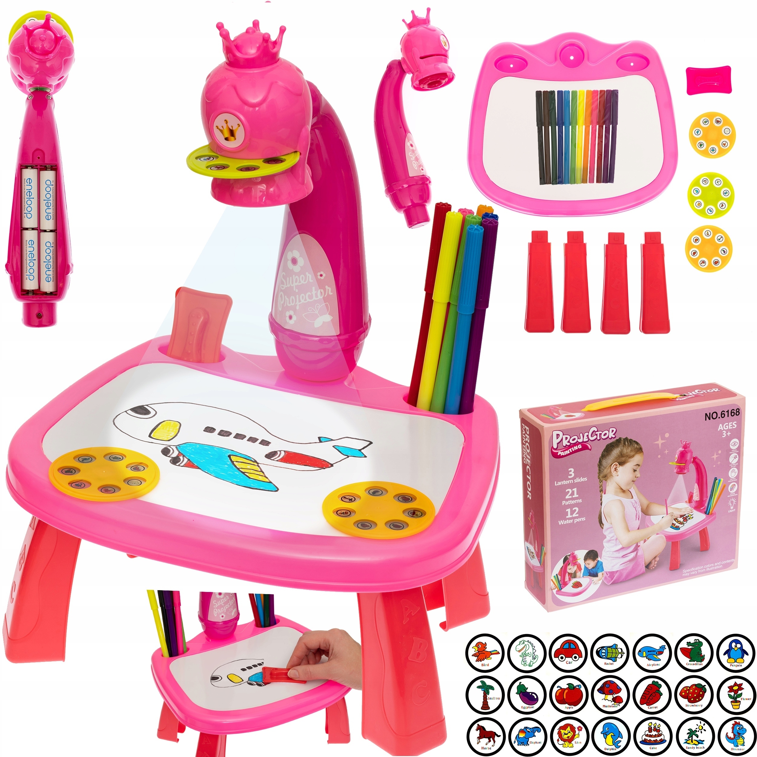 PROJEKTOR RZUTNIK DO NAUKI RYSOWANIA ZE SLAJDAMI (5906306831728) • Cena ...