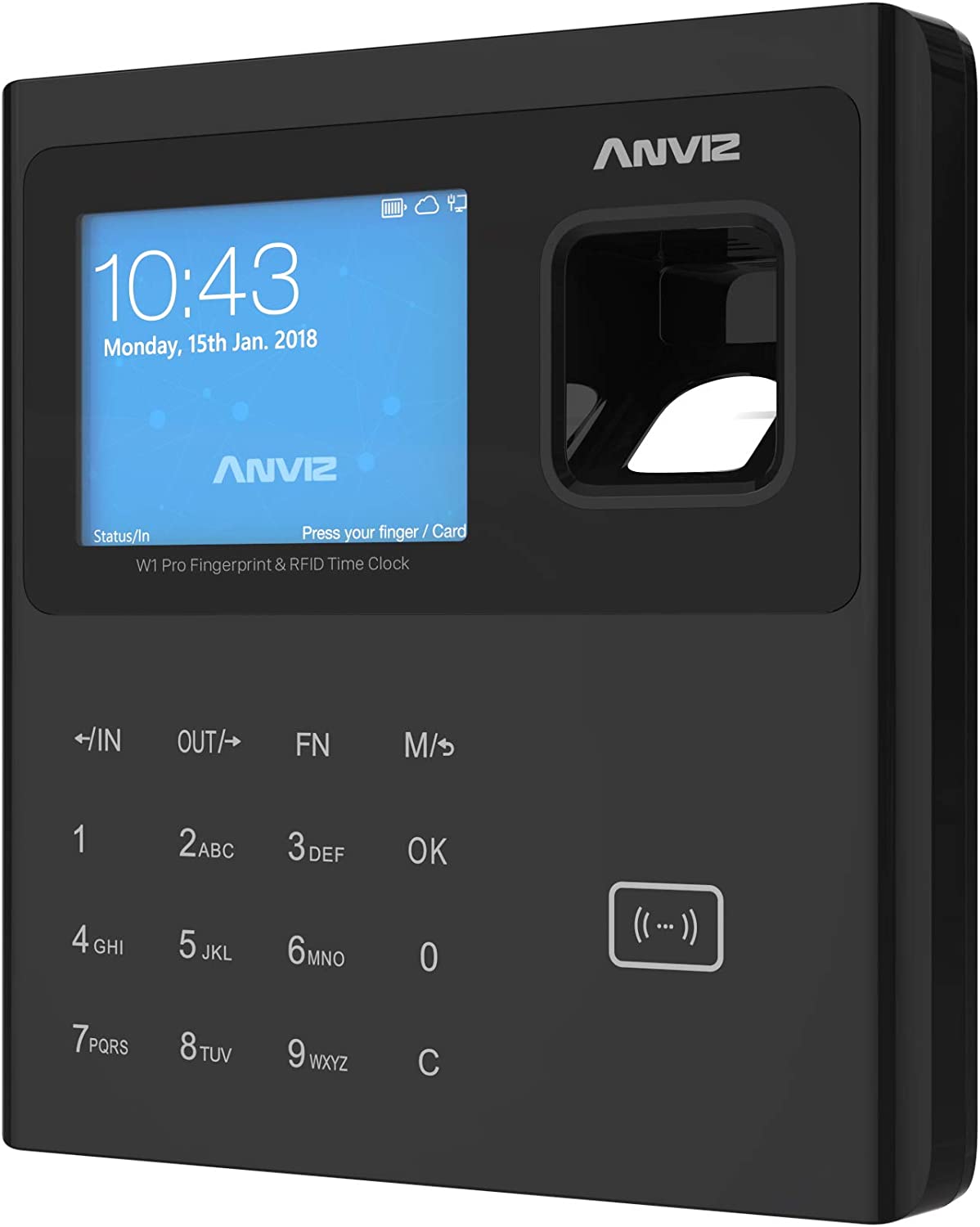 Anviz W1 Pro Czytnik Czasu Pracy Odcisk Palca RFID - Sklep, Opinie ... Anviz W1 Pro Czytnik Czasu Pracy Odcisk Palca RFID - Sklep, Opinie ...