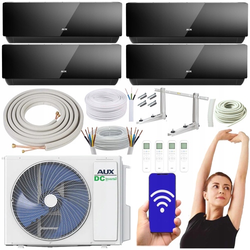 Klimatyzator AUX MULTISPLIT J-SMART ART 2 x 2,7 kW • Cena, Opinie 13514717577 • Allegro