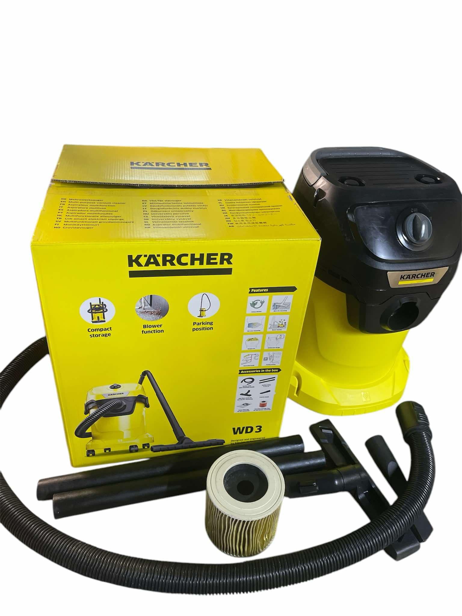 ODKURZACZ PRZEMYSŁOWY KARCHER WD 3 K 1000W 17L DOMOWY WARSZTATOWY (4054278874661) • Cena, Opinie ...