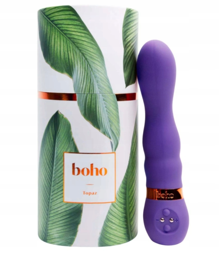 DÁMSKY VIBRÁTOR BOHO TOPAZ MASÁŽNY PRÍSTROJ KLITORIS BOD G 7 REŽIMOV VIBRÁCIÍ za 22.11EUR - Allegro