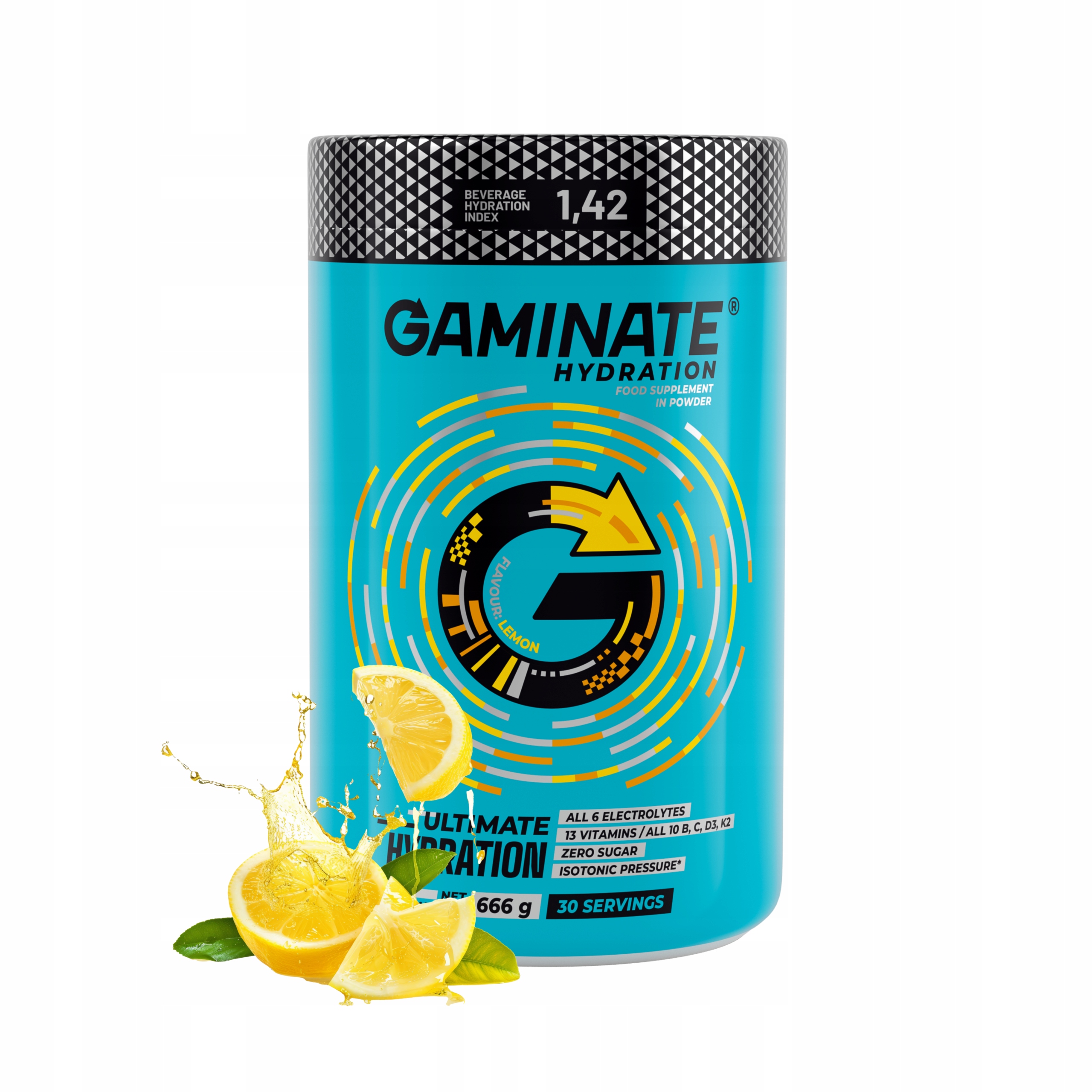 Izotonik proszek Gaminate Ultimate Hydration smak cytrynowy 666 g ...
