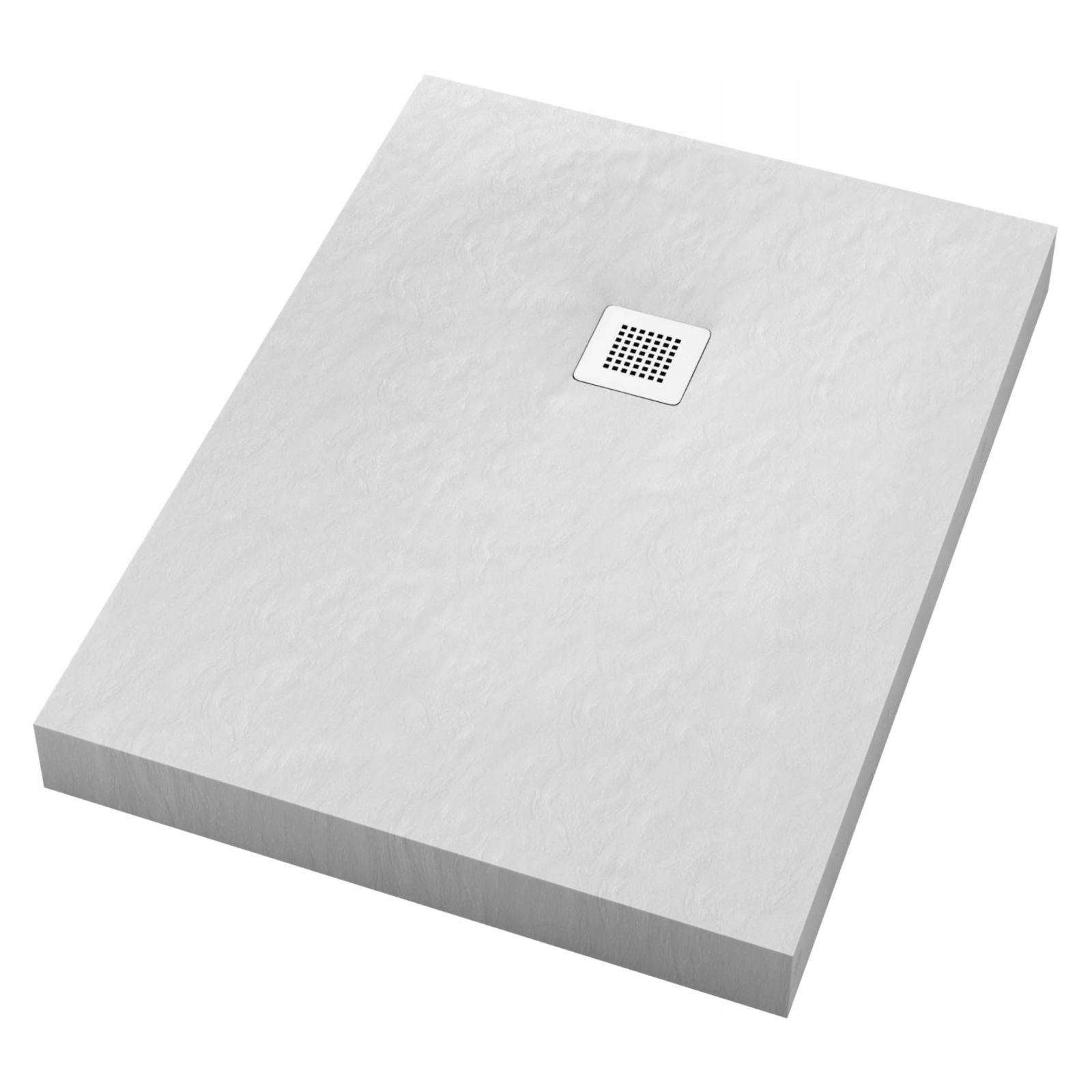 Brodzik 90x110 cm PRYSZNICOWY akrylowy prostokąt struktura kamienia ...