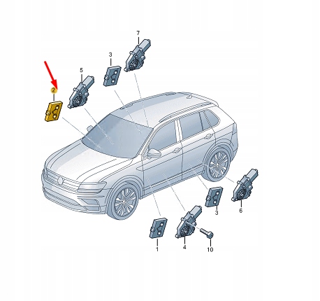 SKODA ENYAQ iV Jobb első ajtó vezérlő modul LHD 1EB959592, • Ár ...