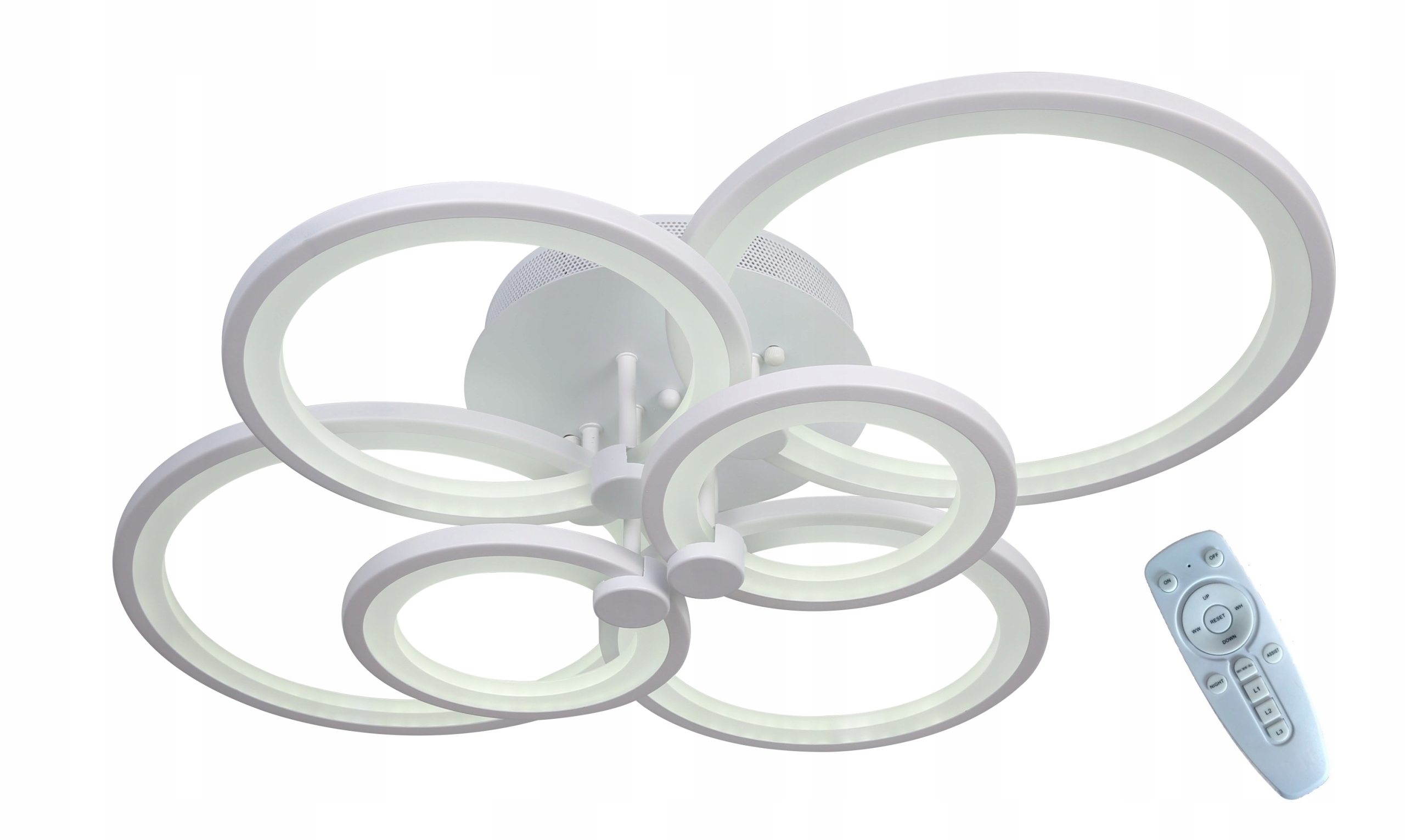 LAMPA LED RING LAMPA SUFITOWA PLAFON ŻYRANDOL RING (Ring 3+3) • Cena ...