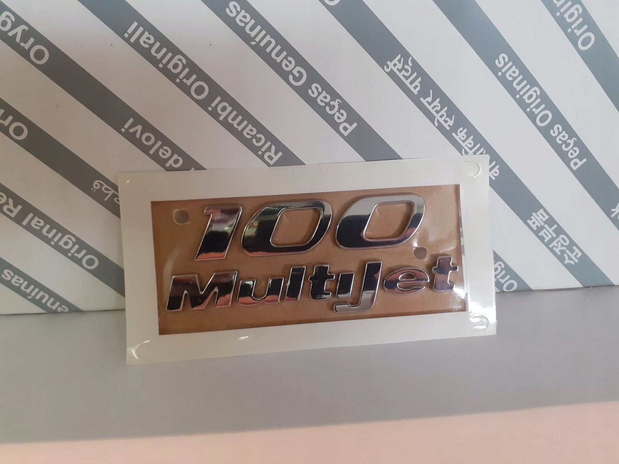 Znak emblemat Fiat Ducato 100 Multijet Oryginał 4059743274427 za 60 ...