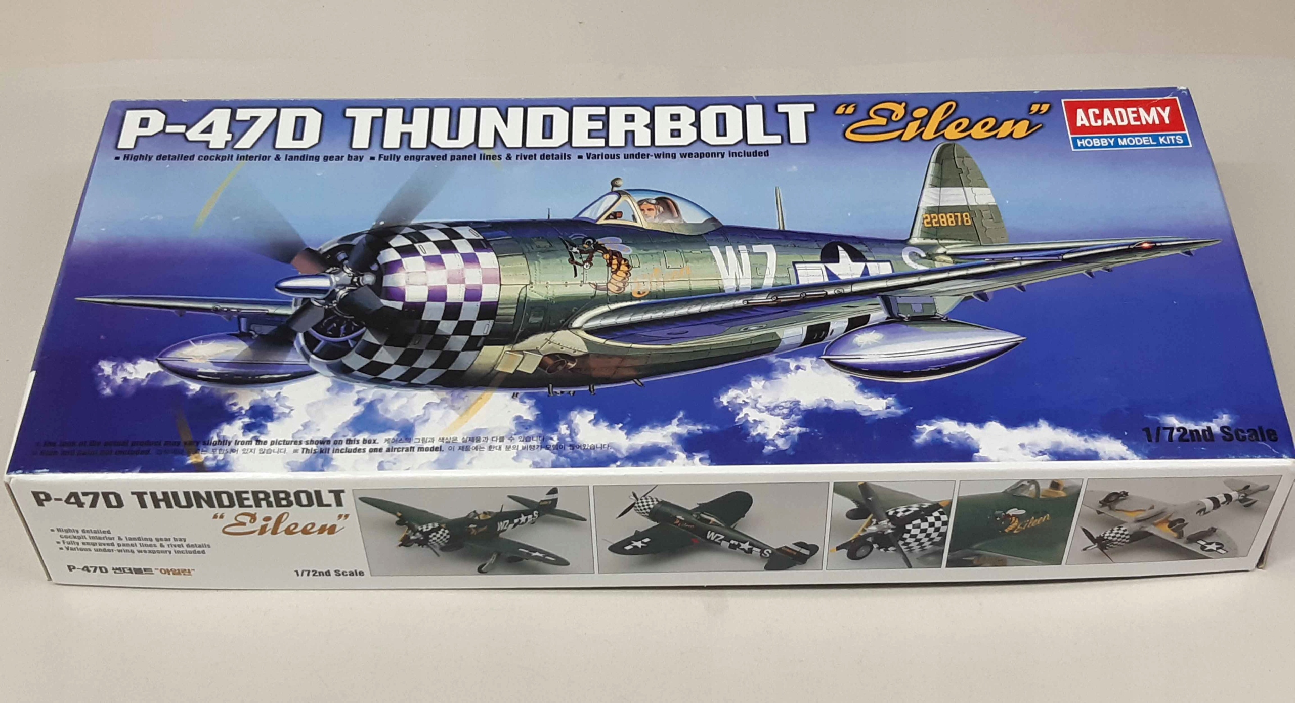 P-47D Thunderbolt EILEEN Academy 2105 1/72 14501645744 - Allegro.pl