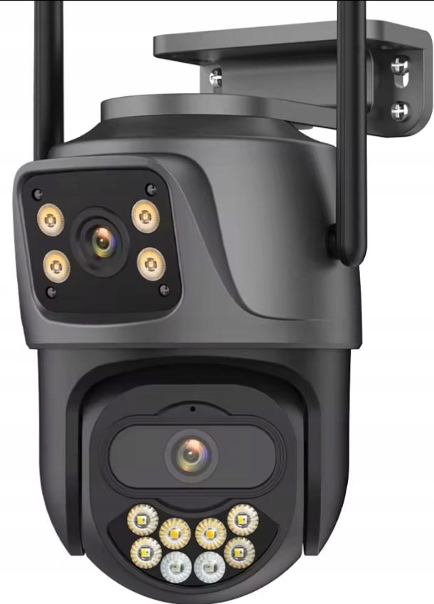 PODWÓJNA KAMERA WIFI 4K 8MPX PTZ Onvif ICSee ZEWNĘTRZNA OBROTOWA ALARM - Sklep, Opinie, Cena w ...