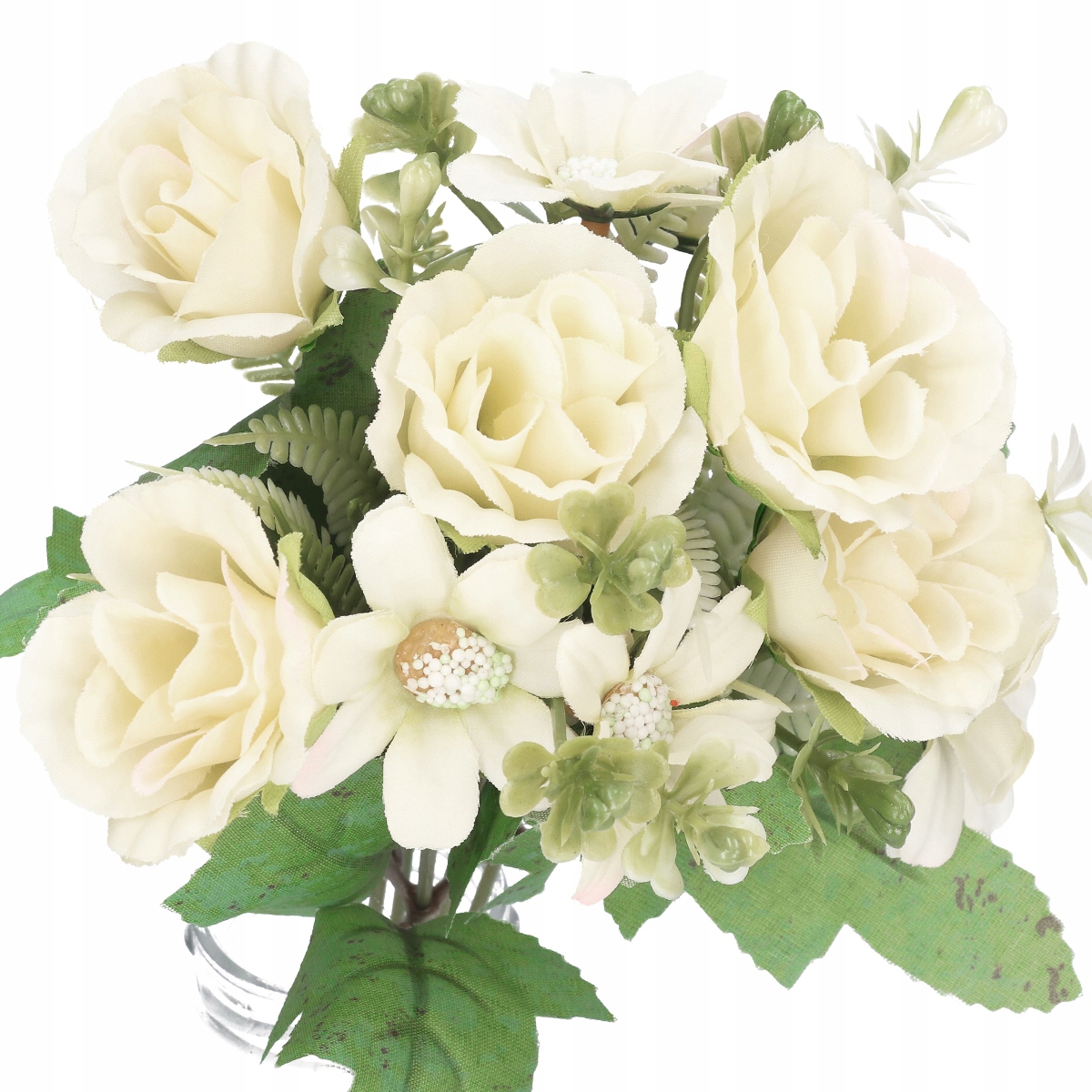 BUKIET RÓŻ RÓŻE PIĘKNE SZTUCZNE KWIATY JAK ŻYWE 13120454110 - Allegro.pl