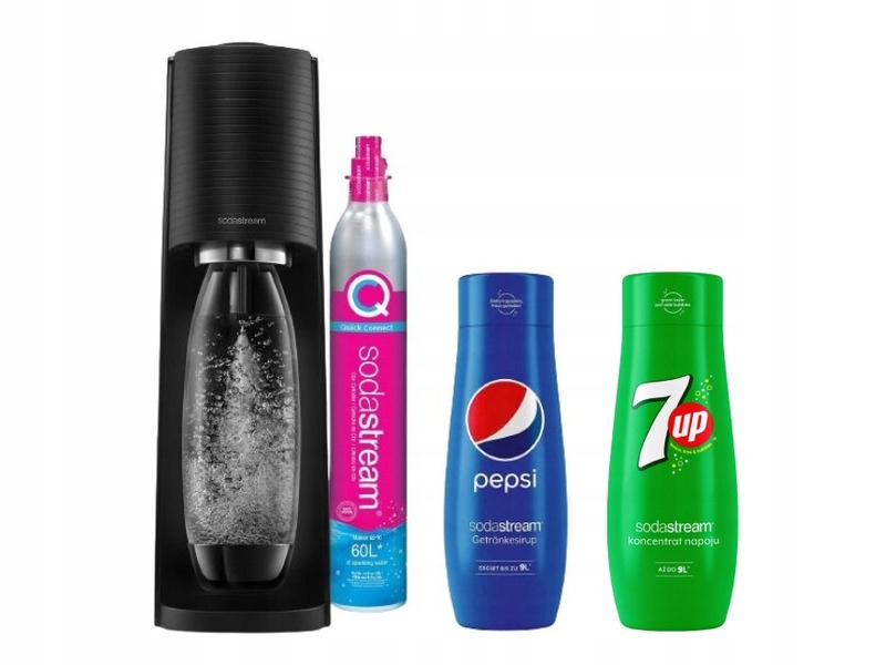 Saturator SODASTREAM Terra + Syropy Pepsi 7UP - Sklep, Opinie, Cena w ...