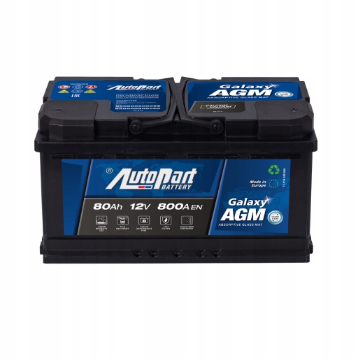 Akumulator AUTOPART AGM 80Ah 12V 800A P+ L4 5905548581767 za 730.00PLN z Warszawa - Allegro ...
