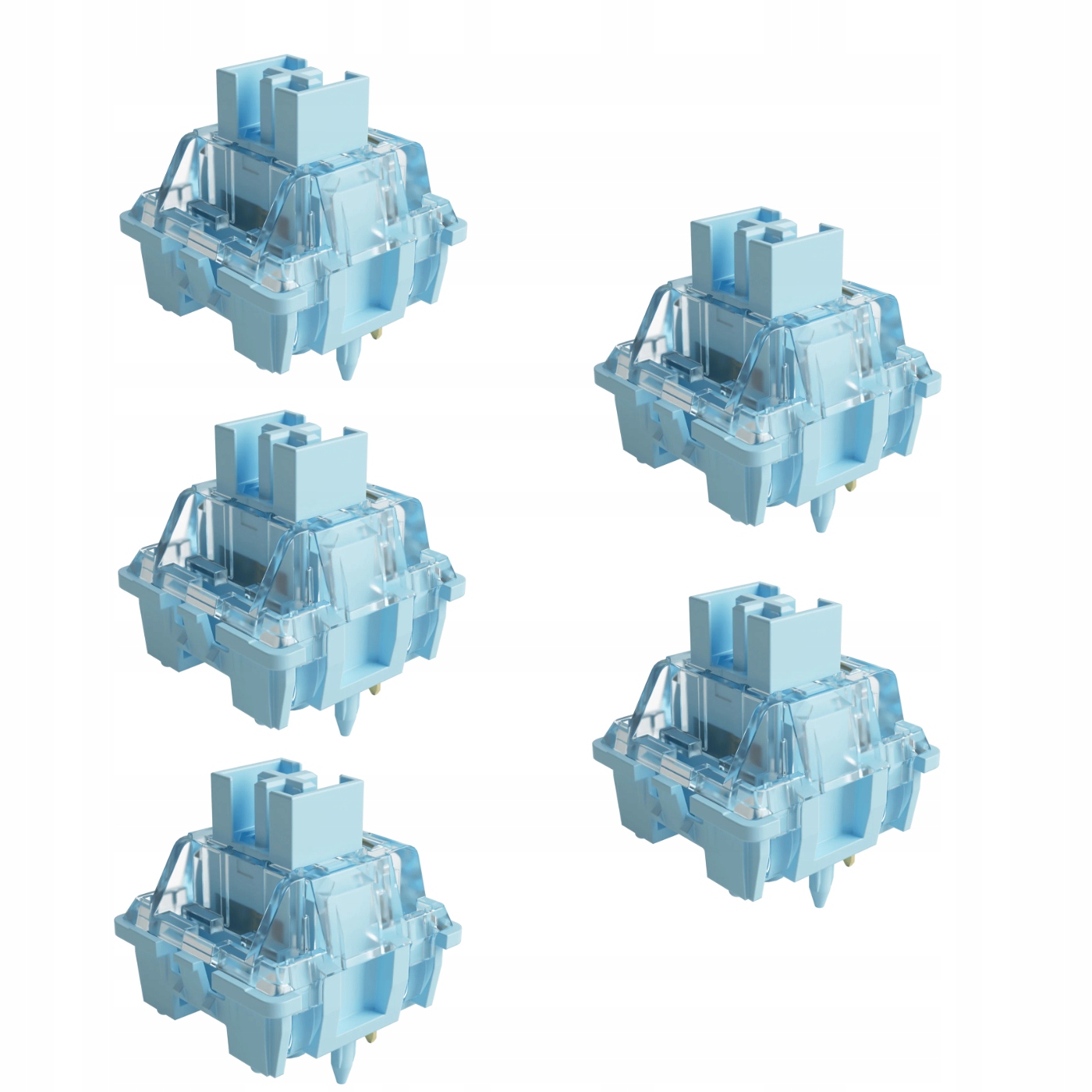 AKKO V3 Cream Blue Pro Switch PRZEŁĄCZNIKI 5szt do Klawiatury ...