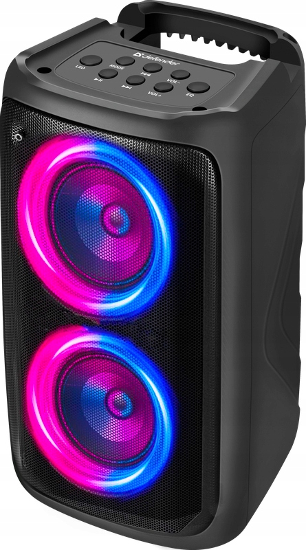 Bluetooth reproduktor Boombox Mobilní USB RADIO LED Bezdrátový Přenosný ...