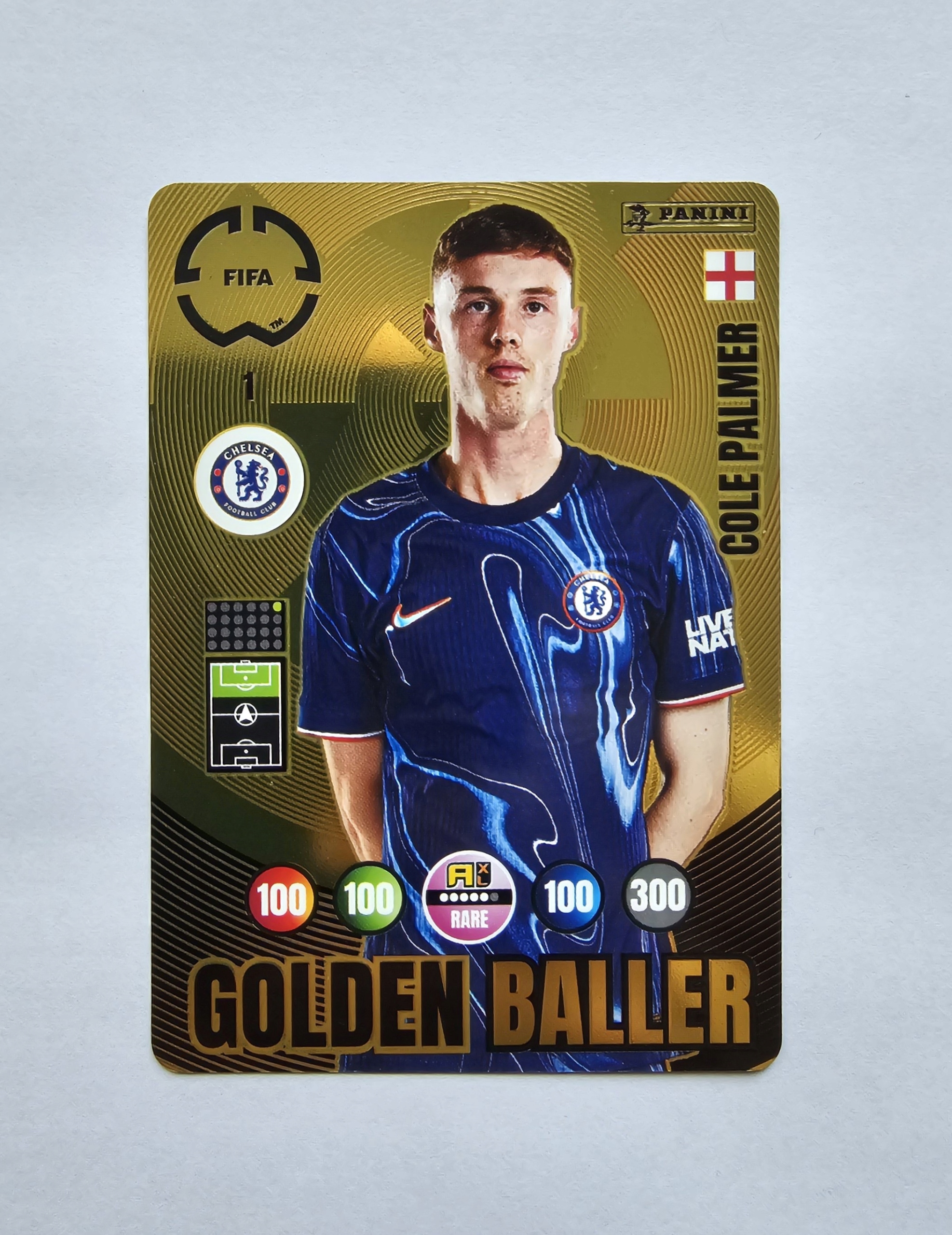 FIFA CLUB WORLD CUP 2025 KARTA RARE GOLDEN BALLER 1 COLE PALMER CHELSEA ...
