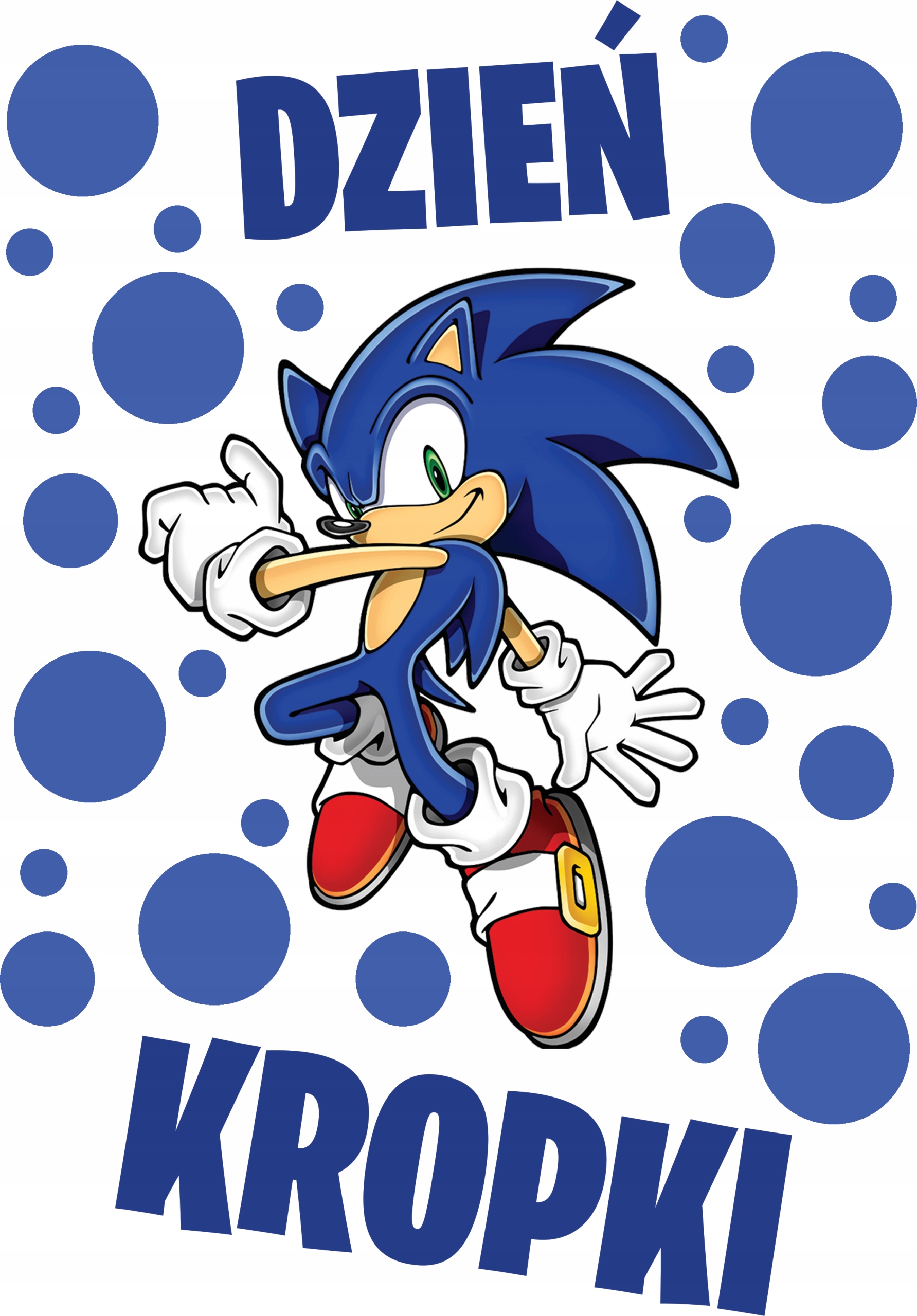 Nažehlovačka Aplikace Termo Samolepka Den Puntíky SONIC SONIK 2 za 62.00CZK - Allegro