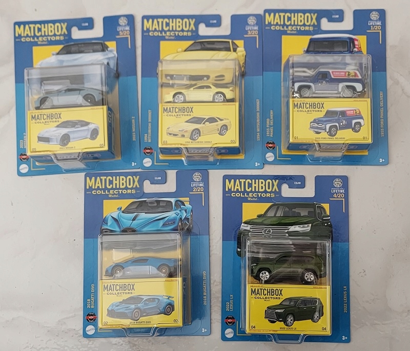 Matchbox 1:64 Zestaw MB Collectors Case v - 5szt • Cena, Opinie - Allegro