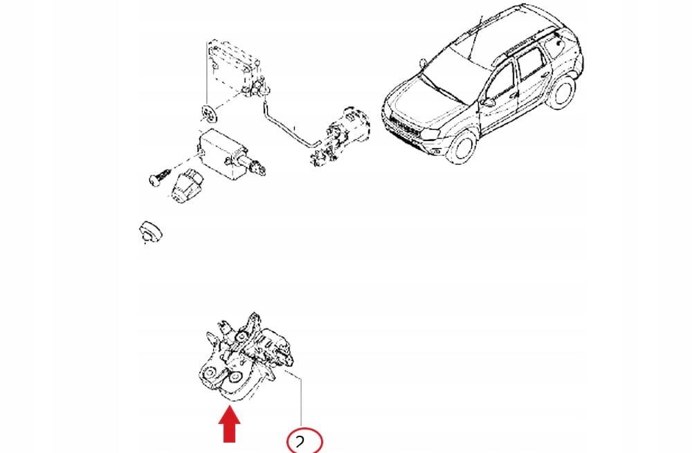 Renault OE 905039326R zamek klapy - porównaj ceny - Allegro.pl