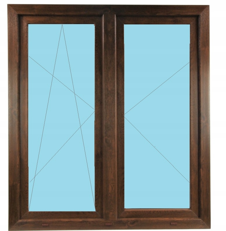 PLASTOVÉ OKNO 81mm, 3-SKLO, 1x ORECH, 2165x1435, (5904553006456) • Ceny ...