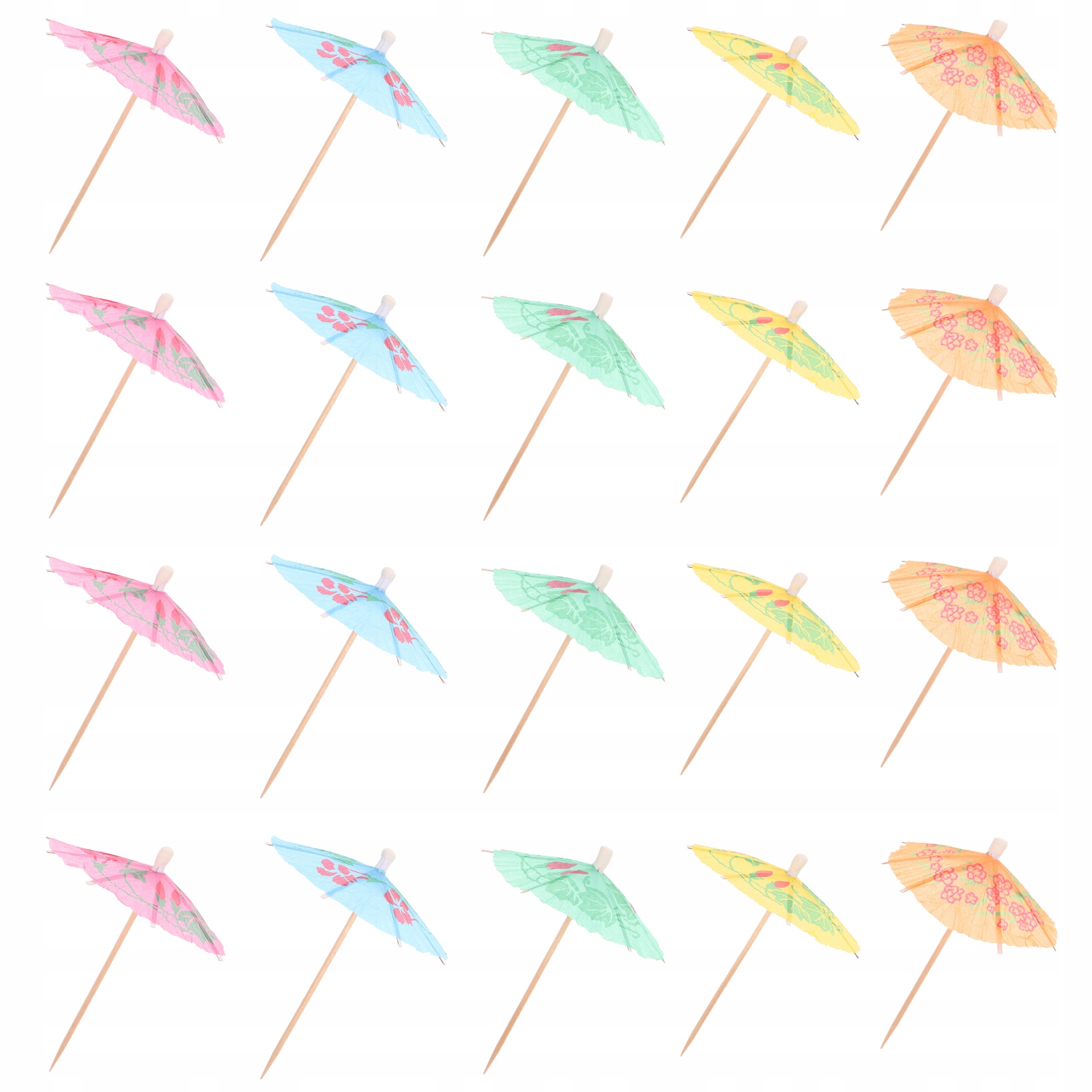 KOKTAJLOWE UMBRY PAPIEROWE KOLOROWE PRZYJAZNE TROPICALNYCH • Cena ...