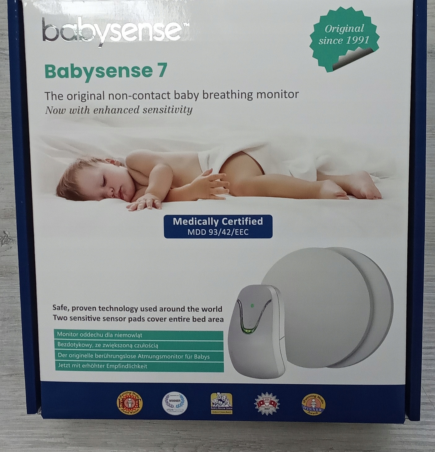 Monitor oddechu Baby Sense 7 13546229162 - Allegro.pl