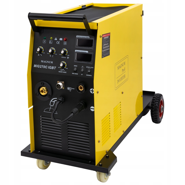 POLOAUTOMATICKÝ SVAŘOVACÍ STROJ MAGNUM MIG 270C IGBT MMA TIG 400V 270A IGBT ALU 4R za 17776 ...