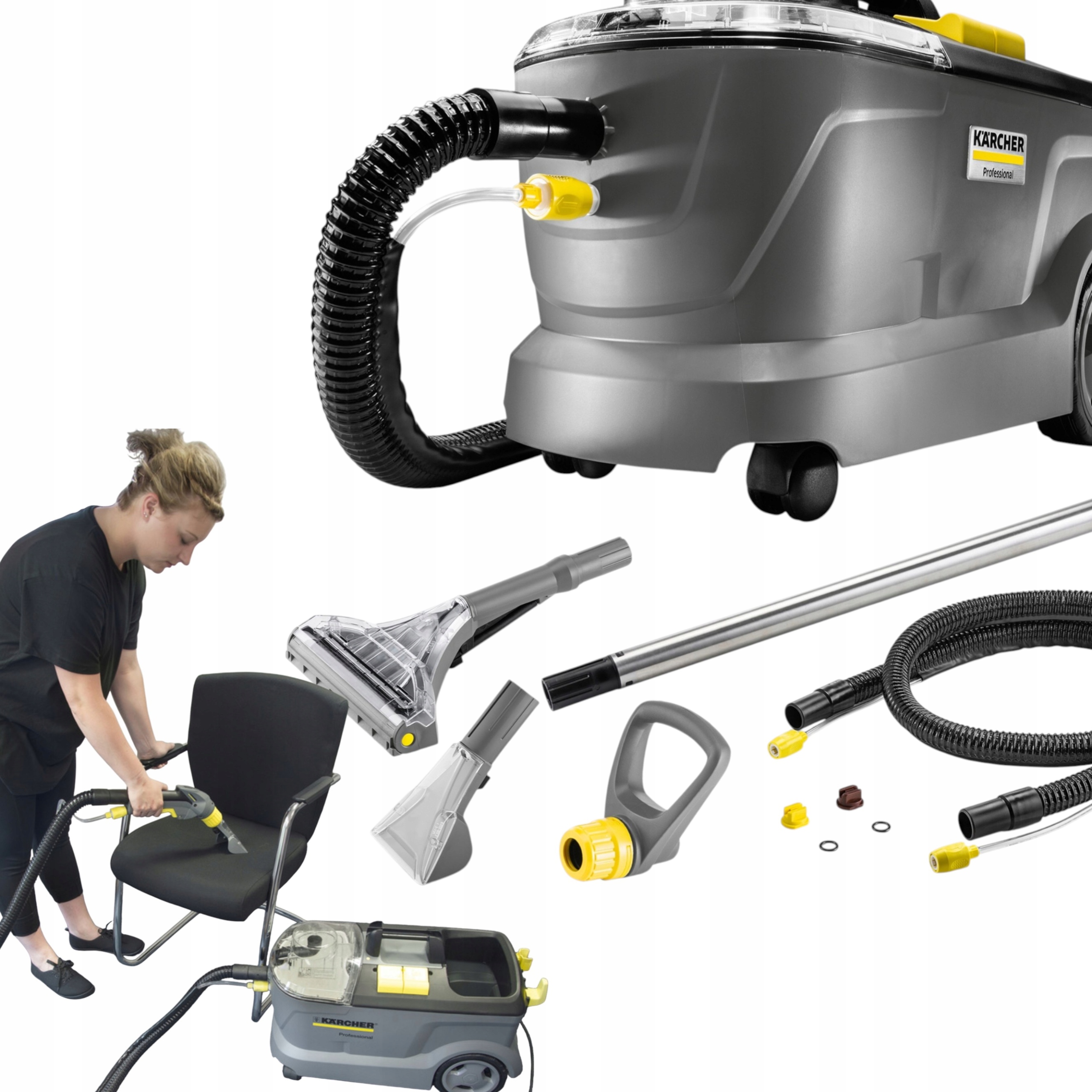 Odkurzacz piorący Kärcher MOCNY ODKURZACZ PIORĄCY KARCHER 1250 W ...