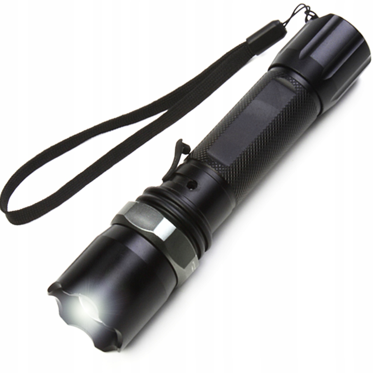 BARDZO MOCNA LATARKA LED TAKTYCZNA ALUMINIOWA CREE 5901299915622 za 40 ...