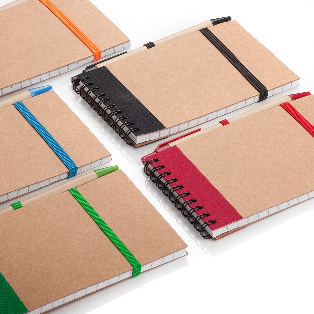 NOTESY REKLAMOWE z nadrukiem Z LOGO notesy ekologiczne ECO2 50szt ...