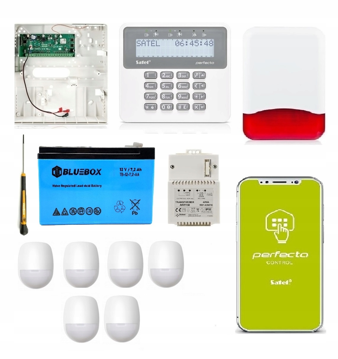 Centrala alarmowa z anteną Satel Perfecta 16 SET-A (5905033332942 ...