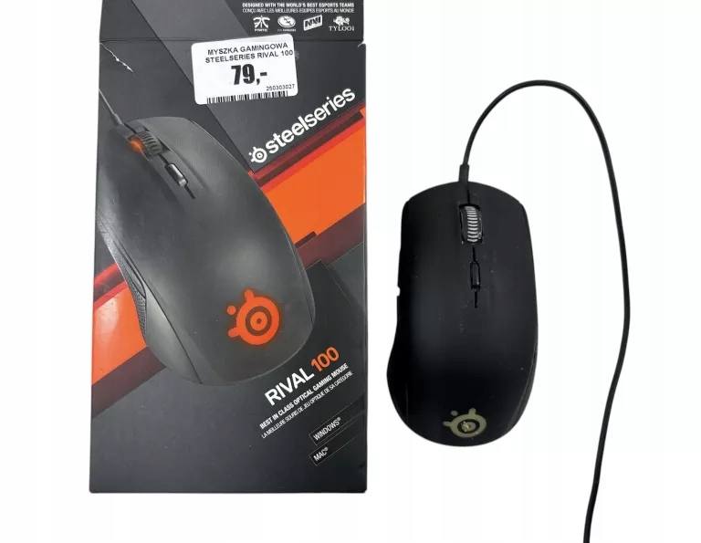 MYSZKA PRZEWODOWA GAMINGOWA STEELSERIES RIVAL 100 - Sklep, Opinie, Cena w Allegro