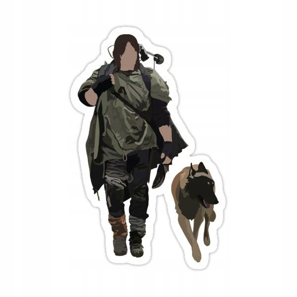 Vasalható Alkalmazás Termo Ruházat Matrica TWD Daryl Dixon Sticker za ...