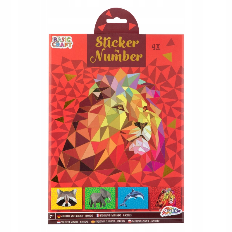 Grafix Zestaw Naklejanie Po Numerach Lew - porównaj ceny - Allegro.pl