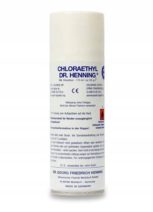 Do m. znieczulania Chlorek etylu Dr.Henning 175 ml (5999860616030 ...