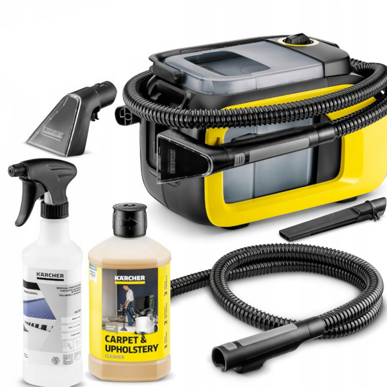 Odkurzacz piorący do dywanów Kärcher SE 3-18 COMPACT ZESTAW RM 519 + RM ...