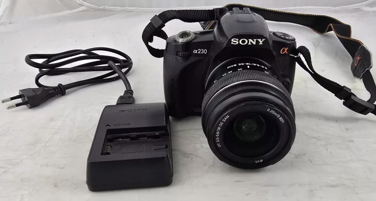 Lustrzanka Sony DSLR-A230 korpus + obiektyw - Sklep, Opinie, Cena w Allegro