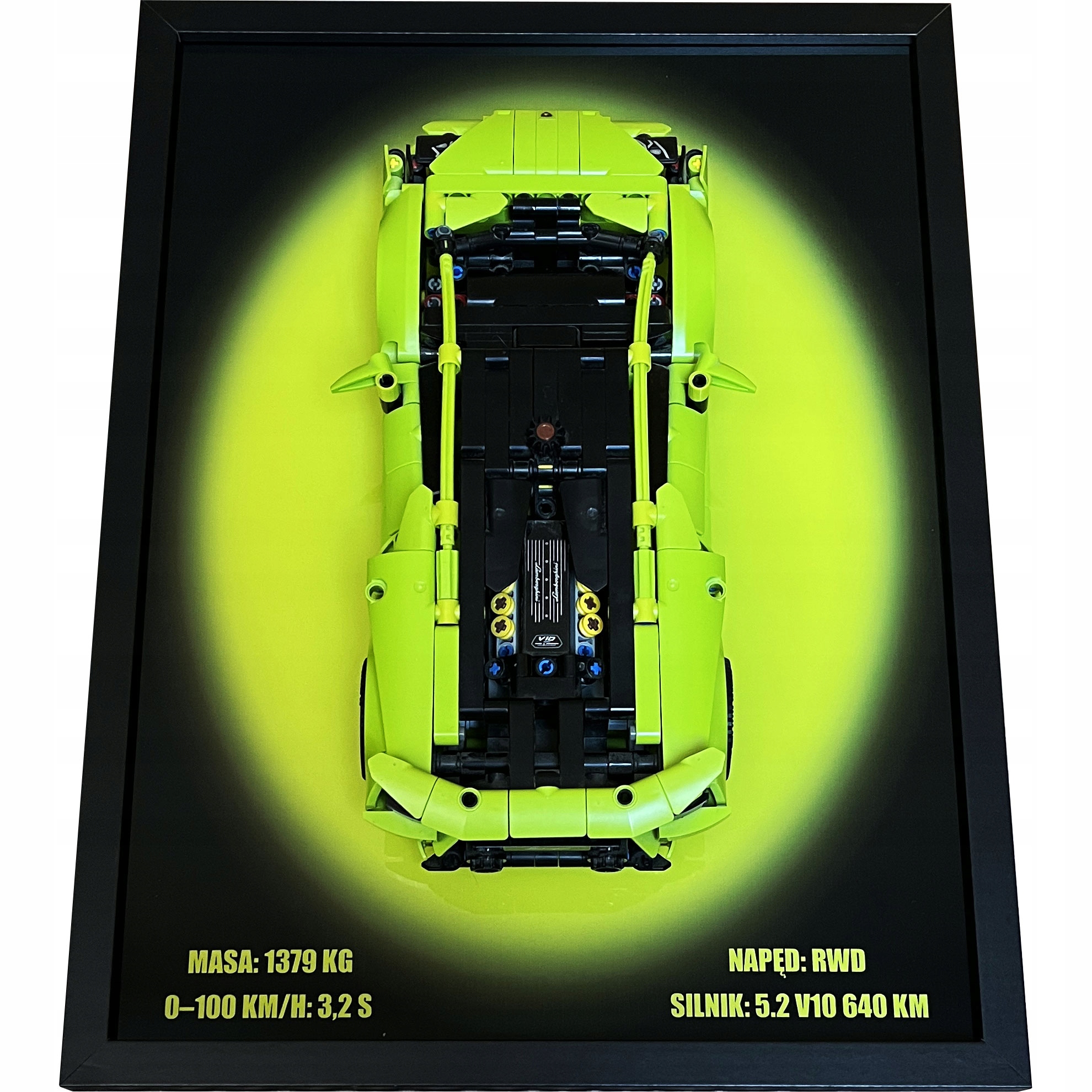 Rámeček s držákem na sadu LEGO Technic 42161 - Lamborghini Huracán ...