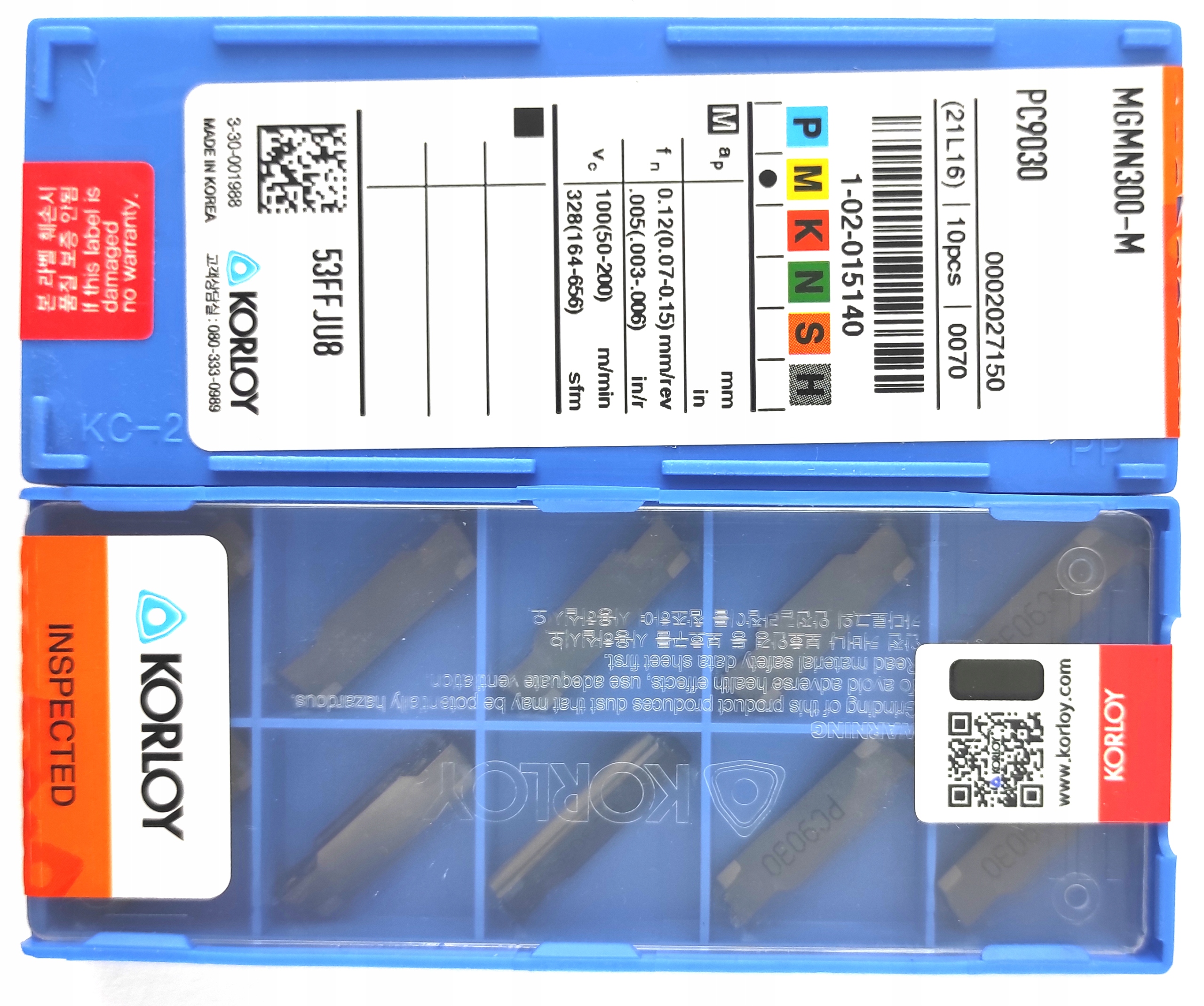 Płytki do przecinaka MGMN 300 M PC9030 kwas KORLOY • Opinie - Allegro