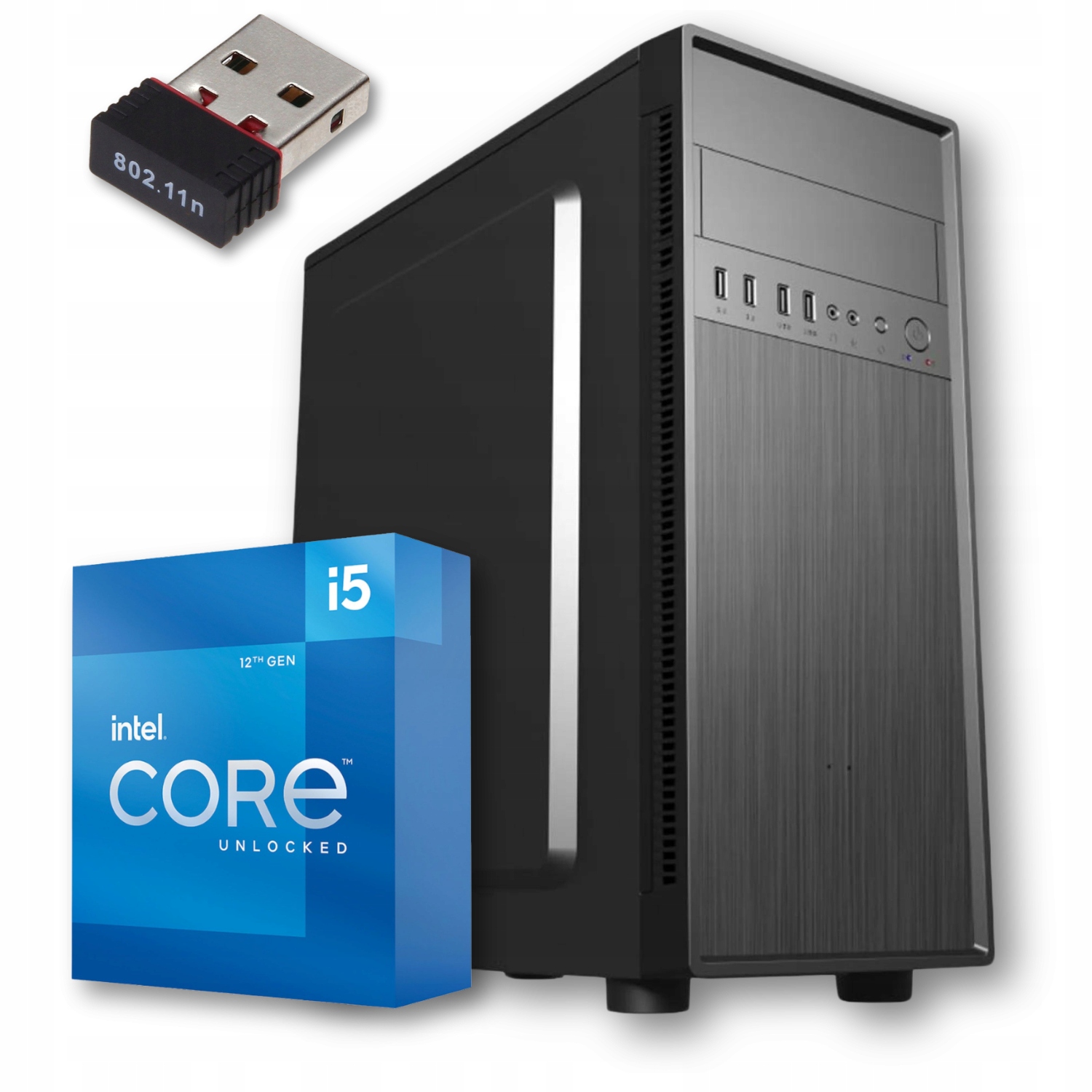 Komputer stacjonarny PIX ProTask V3 Intel Core i5-12400 32 GB RAM ...