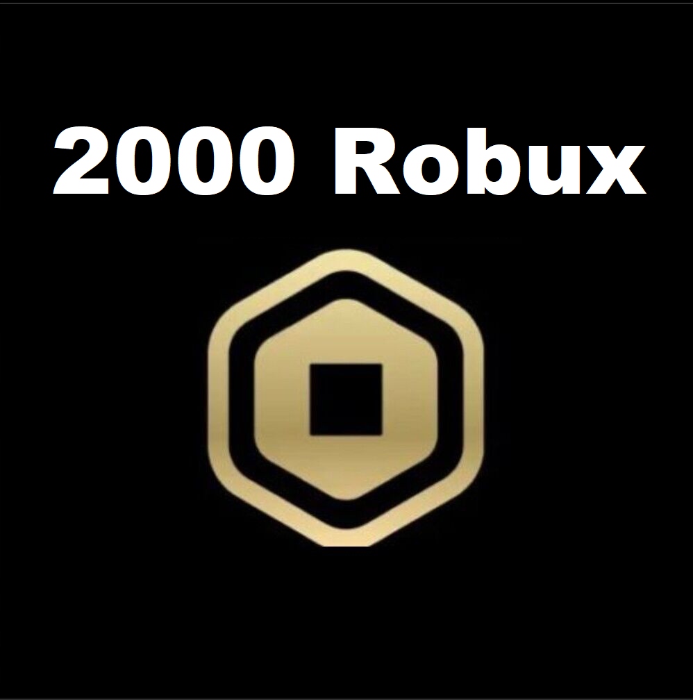 ROBLOX ROBUX 2000 KUSŮ 2000RS 2K ROBUXŮ ROBUXY GAMEPASS za 468 Kč - Allegro