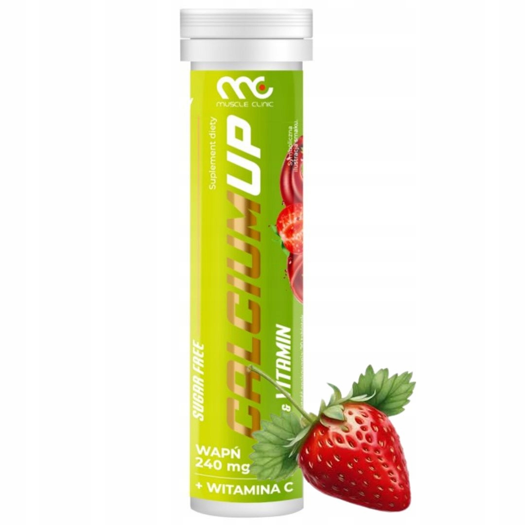Muscle Clinic Calcium.UP 20 šumivých tablet vápník vitamín C kosti ...