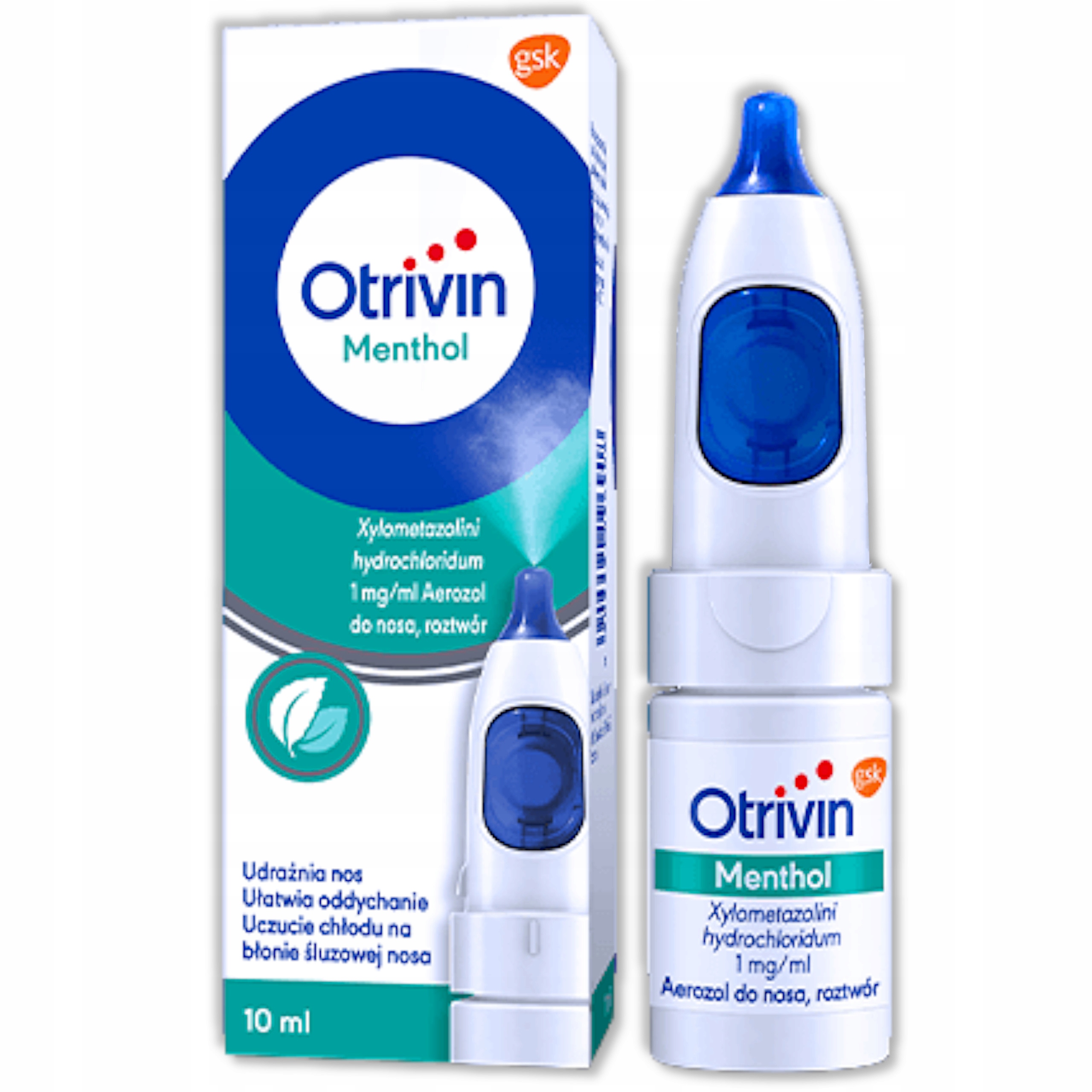 Otrivin Menthol Aerozol 10Ml na katar 12468250240 - Allegro.pl