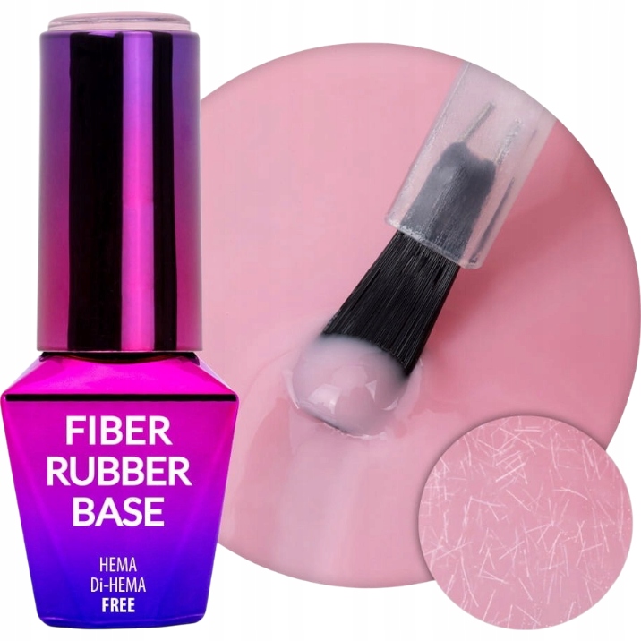 Baza Hybrydowa Kauczukowa MOLLYLAC 10g Fiber Rubber Base Faded Pink Róż (5903990566561) • Cena ...