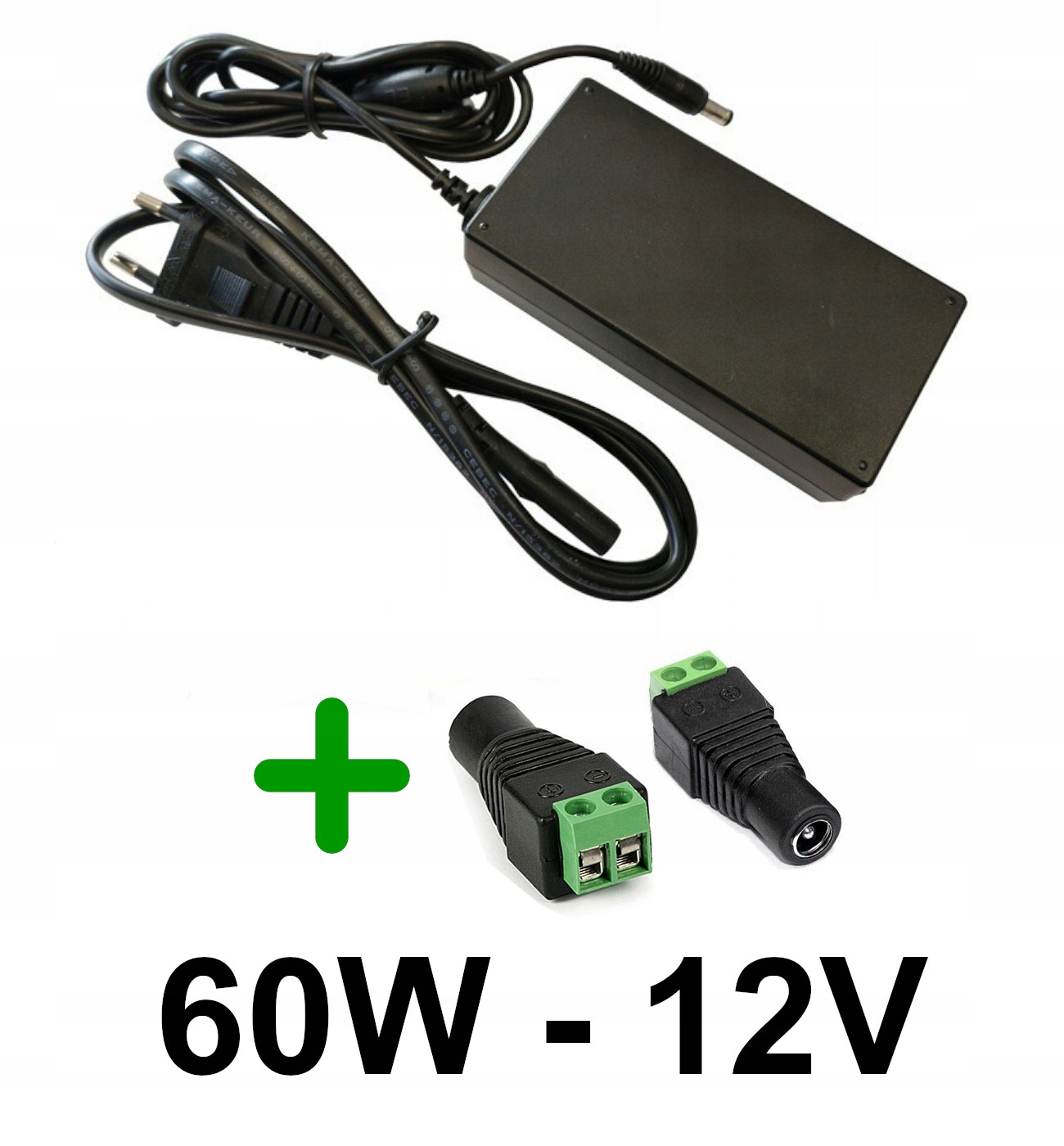 ZÁSUVNÝ zdroj DESKTOP pro LED pásky 12V 60W - Allegro