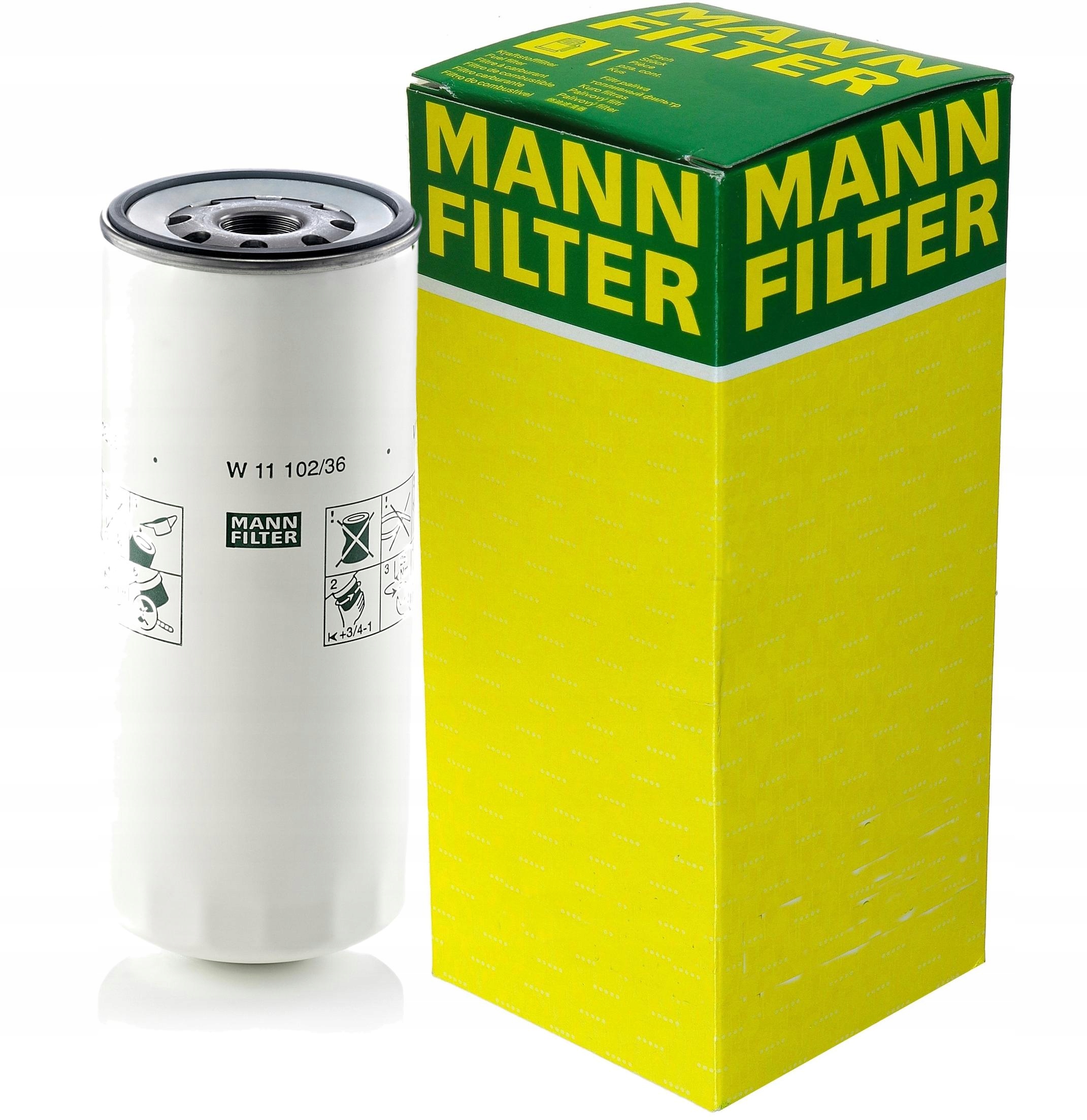 Mann-Filter W 11 102/36 Filtr oleju • Cena, Opinie - Allegro