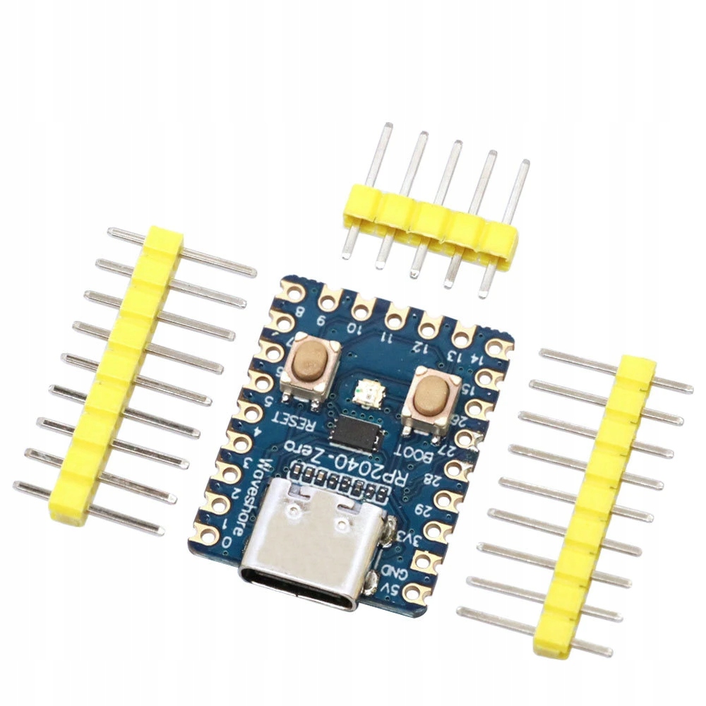 Waveshare RP2040 Zero Raspberry Pi Micropython bez pájky za 153 Kč ...