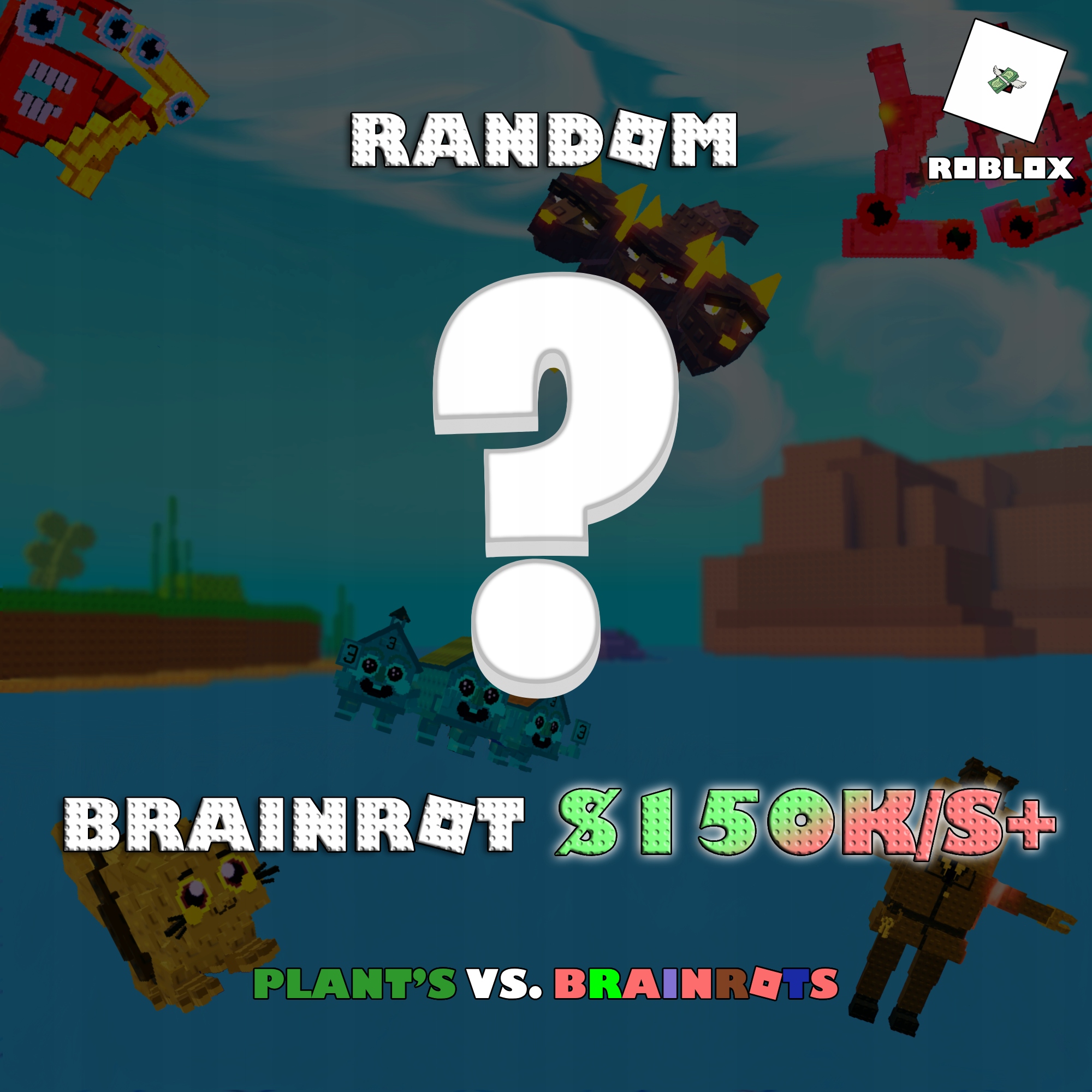 Plants vs Brainrots – Random Brainrot $150k/s+ | Najlepsza cena - Stan ...