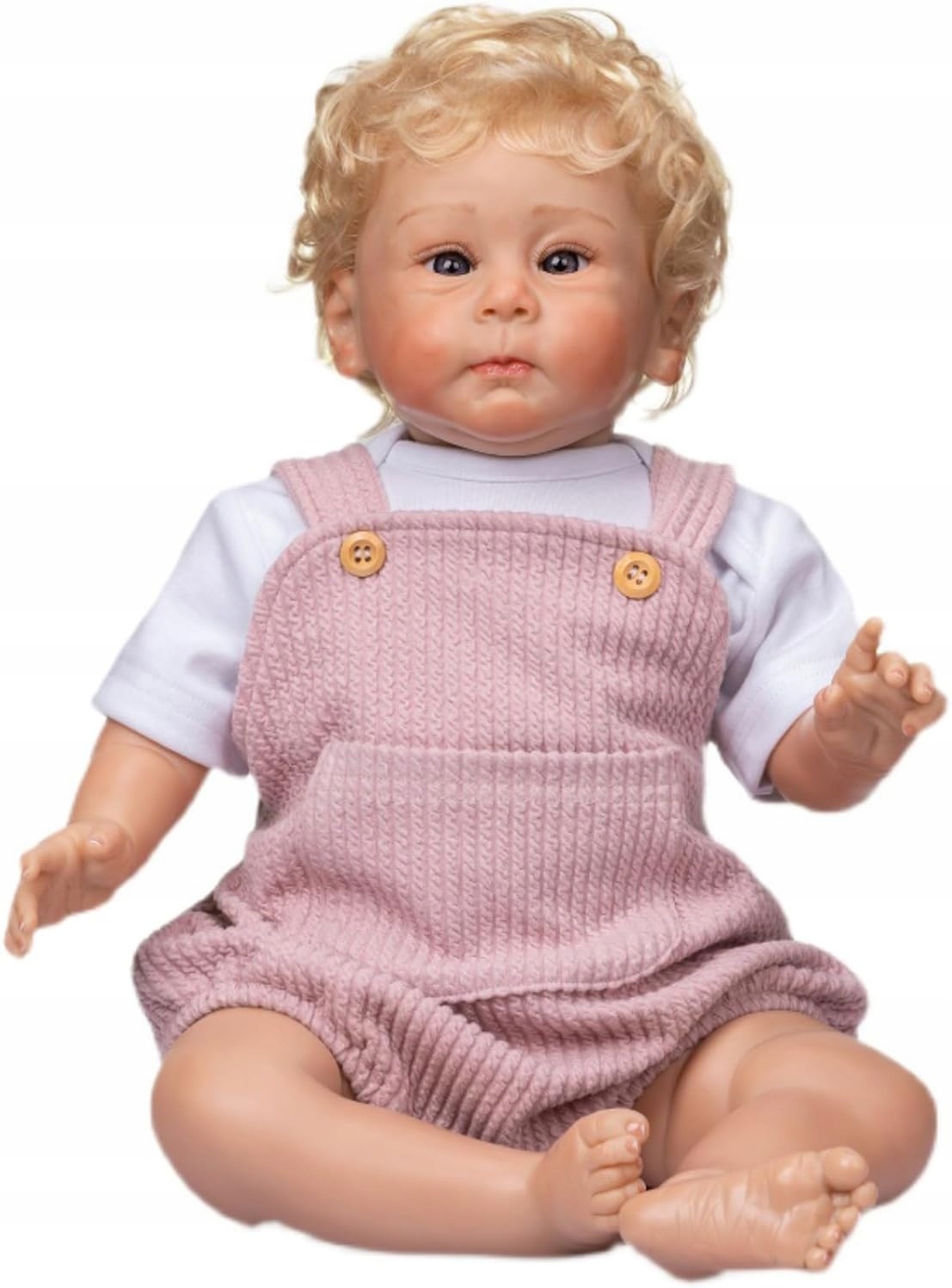 Lalka Reborn Babies 60cm dla dziewczynki miękki silikon, winyl ...