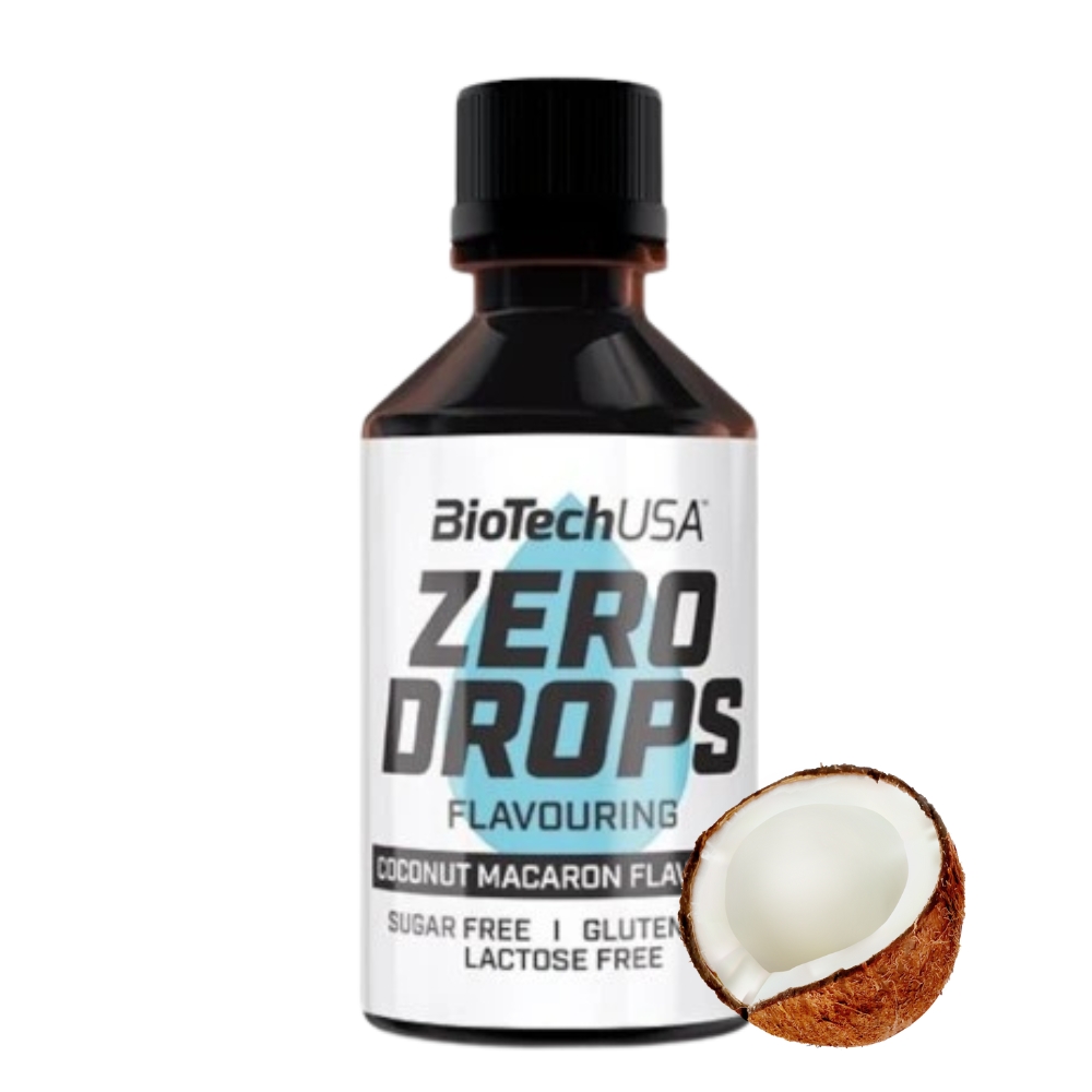 BIOTECH ZERO DROPS 50 ML – KROPLE SMAKOWE BEZ CUKRU, IDEALNE DO DESERÓW ...
