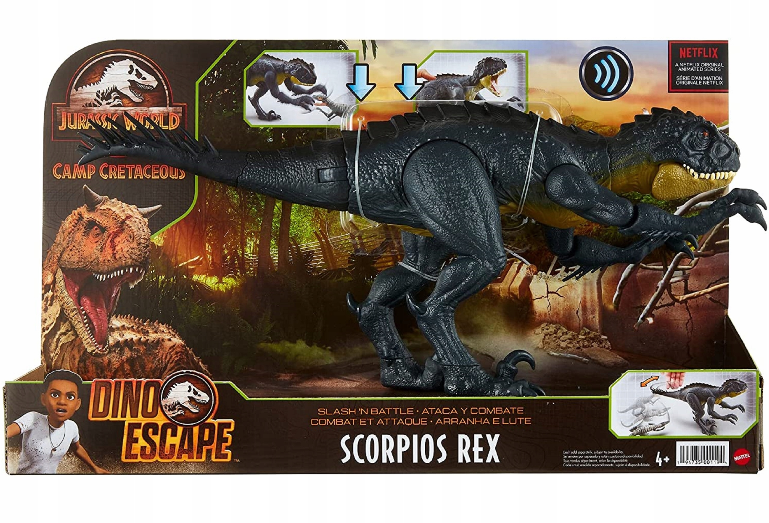 Jurassic World Dinozaur Interaktywny Scorpios Rex 16600601961 - Allegro.pl