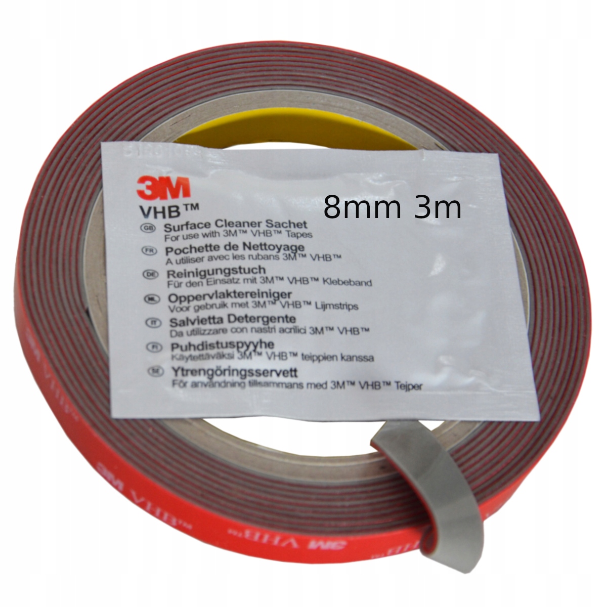 3M VHB GPH110 TAŚMA DWUSTRONNA KLEJACA 8mm 5m - porównaj ceny - Allegro.pl